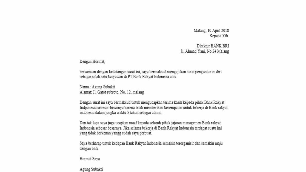 16+ Contoh Surat Risent : Kerja, Sekolah, Kuliah dan Organisasi