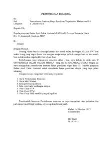 25+ Contoh Surat Permohonan Beasiswa Terlengkap - Manjakan.com