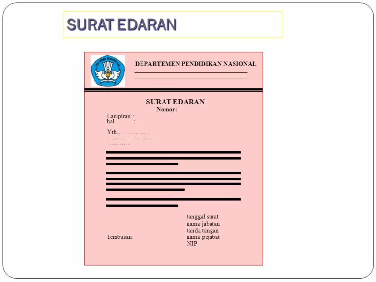 Pengertian Surat Edaran : Bagian, Jenis, Contoh dan Cara Membuatnya