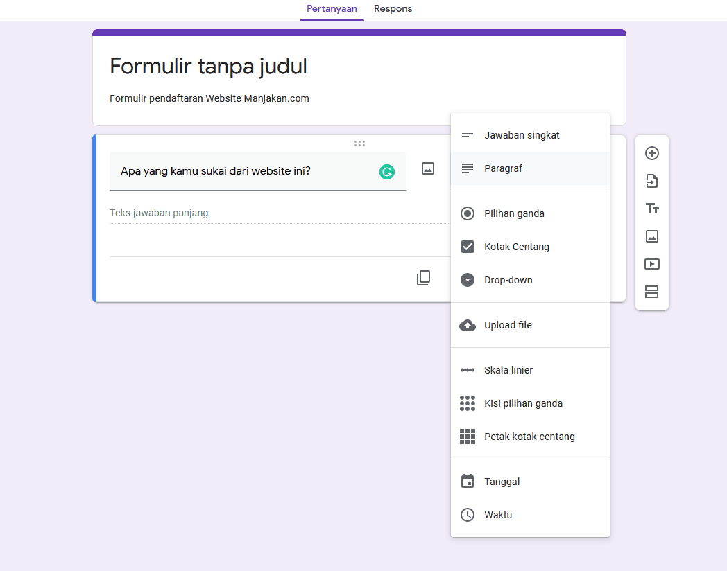 10 Cara paling mudah membuat Google Form (Lengkap dengan gambar)