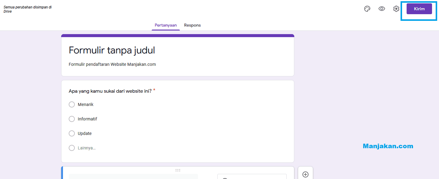 10 Cara paling mudah membuat Google Form (Lengkap dengan gambar)